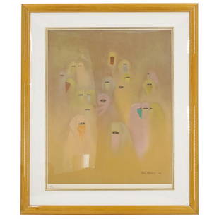 Colleen Browning, Union Mixer, Lithograph, Signed In Pencil