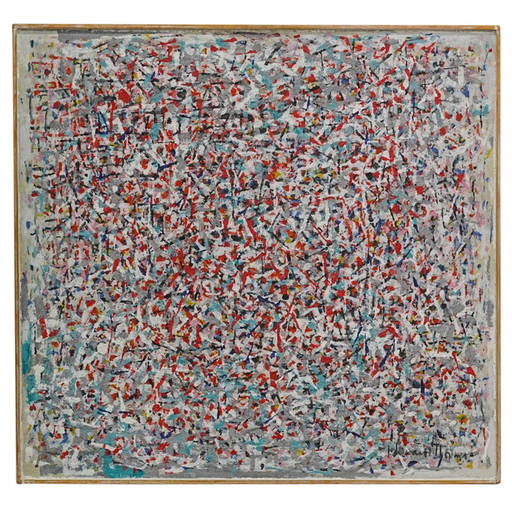 Howard Thomas (american 1899 1971), "cascade" Abstract Painting