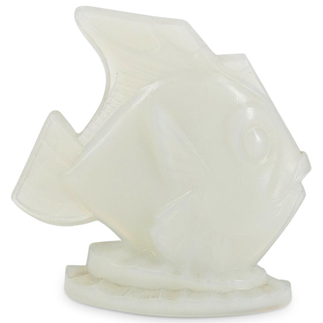 1930s French Sabino Opalescent Art Glass "fish" Figurine Auction