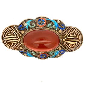 Silver Replica Of A Colt Paterson Capper, Circa