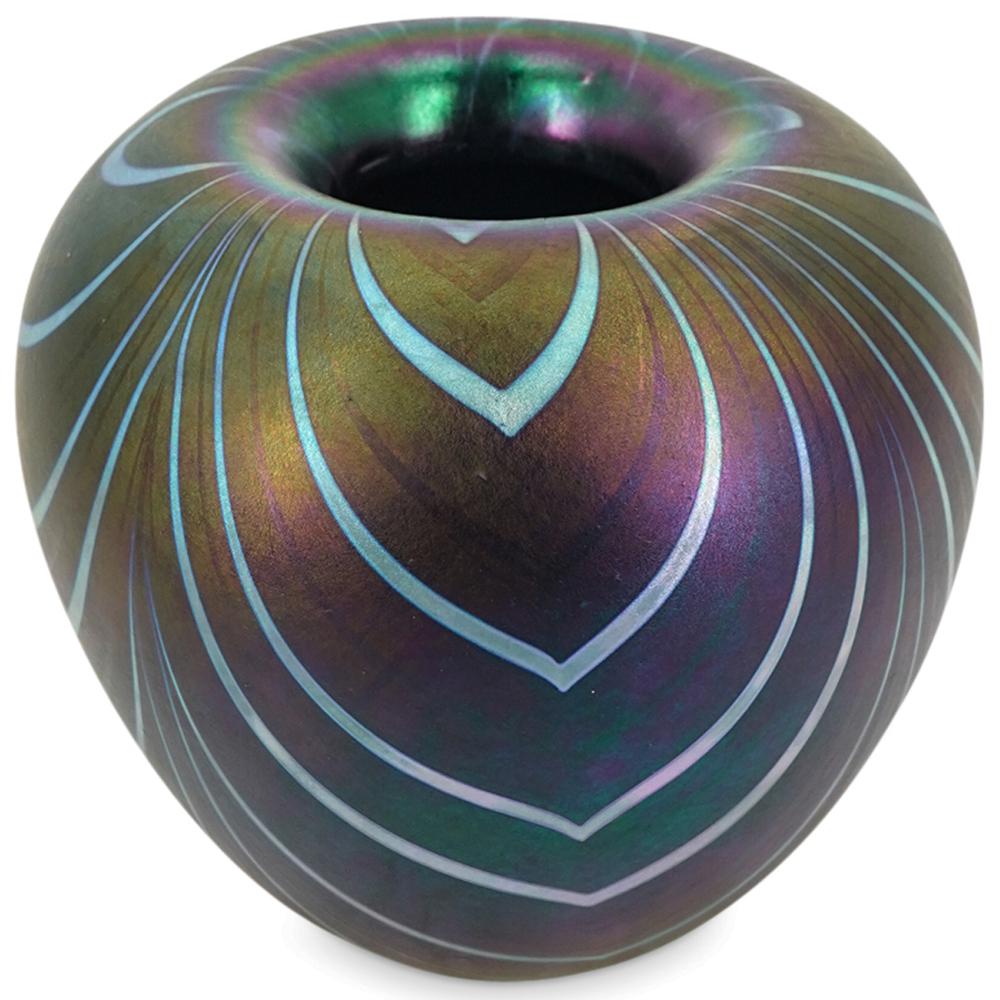 Charles Lotton Art Glass Vase Auction