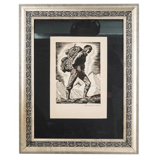 Rockwell Kent (1882 1971) Woodcut From Sailing South Of The Strait Magellan