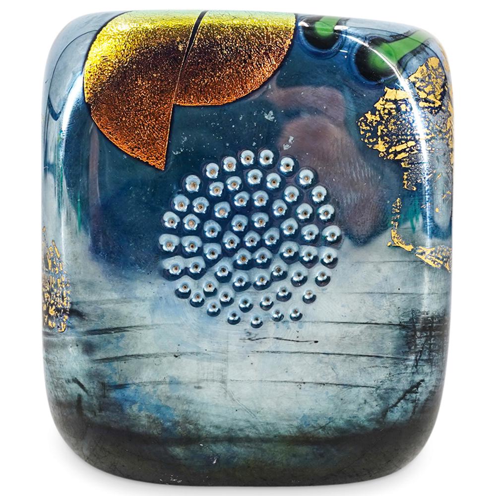 Signed Art Glass Paperweight Auction