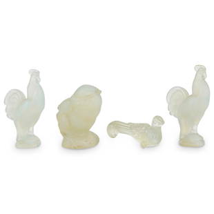 5 Sabino Art Opalescent Figurines