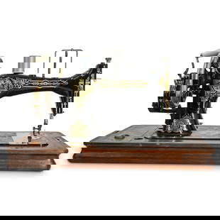 Antique Hand Crank Ideal Sewing Machine