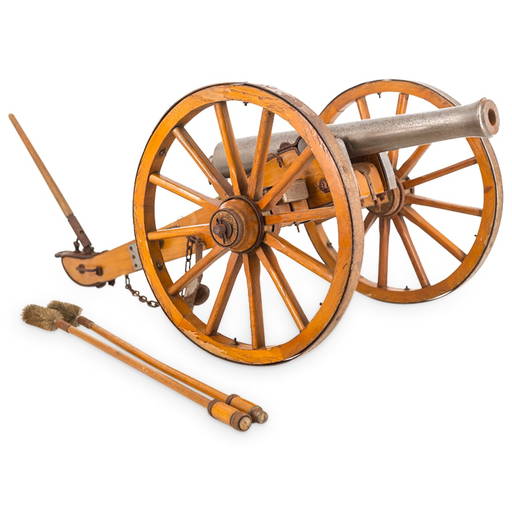 Vintage Black Powder Cannon Miniature Replica