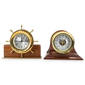 Salem Chronometer Microtron Xl Quartz Ships Clock
