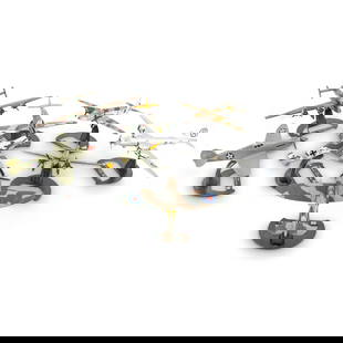 (8 Pc) Diecast Scale Model Ww2 Aircraft