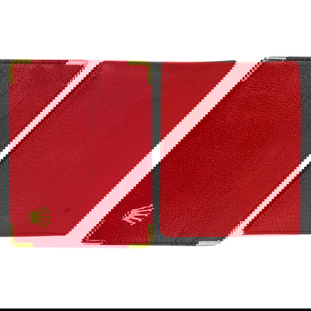 (2 Pc) Vintage Rolex Red Leather Card Wallets Auction