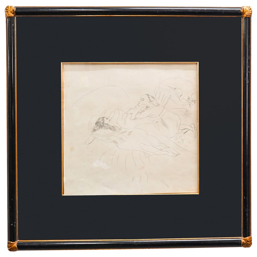 Jules Pascin (1885-1930) Drawing On Paper Auction