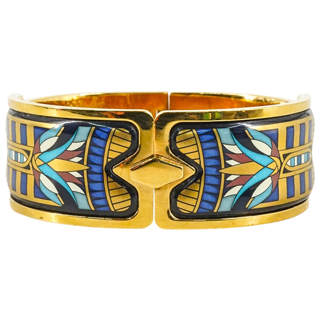 Michaela Frey Wien Gold Plated & Enamel Bracelet Auction
