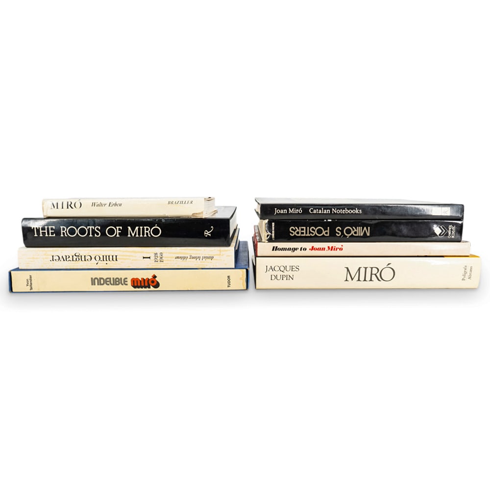 (8 Vol) Joan Miro Art Books Auction