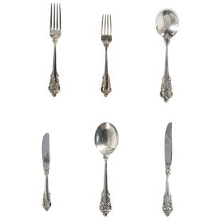 (65) Piece Set Of Wallace's Grand Baroque Pattern