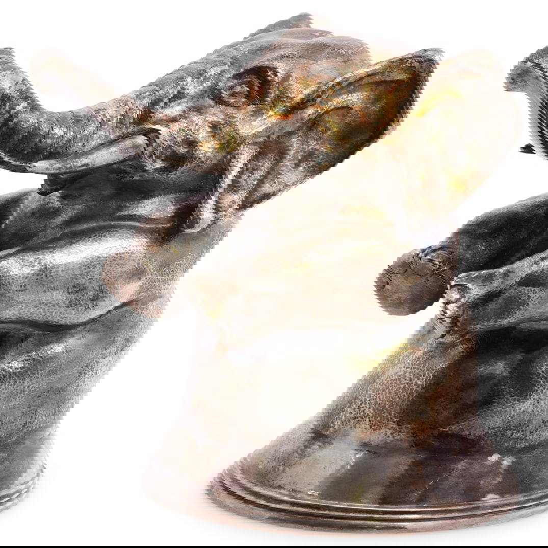 Samuel Arndt Russian Silver Stirrup Elephant Stirrup Cup Auction