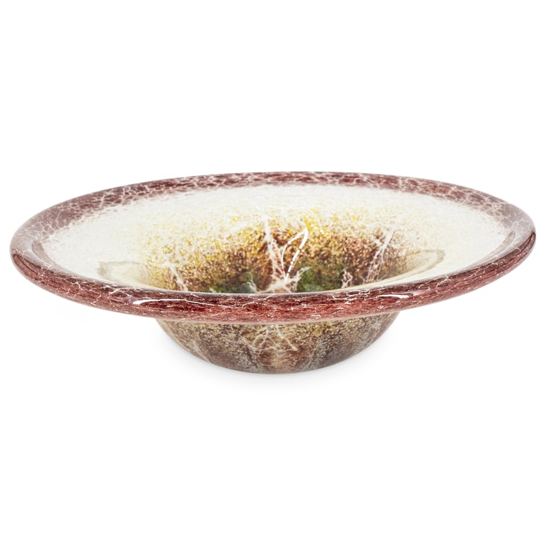 Schneider Glass Centerpiece Bowl Auction