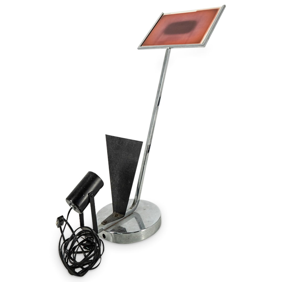 Yaacov Agam Signed Limited Edition Hologram With Display Auction