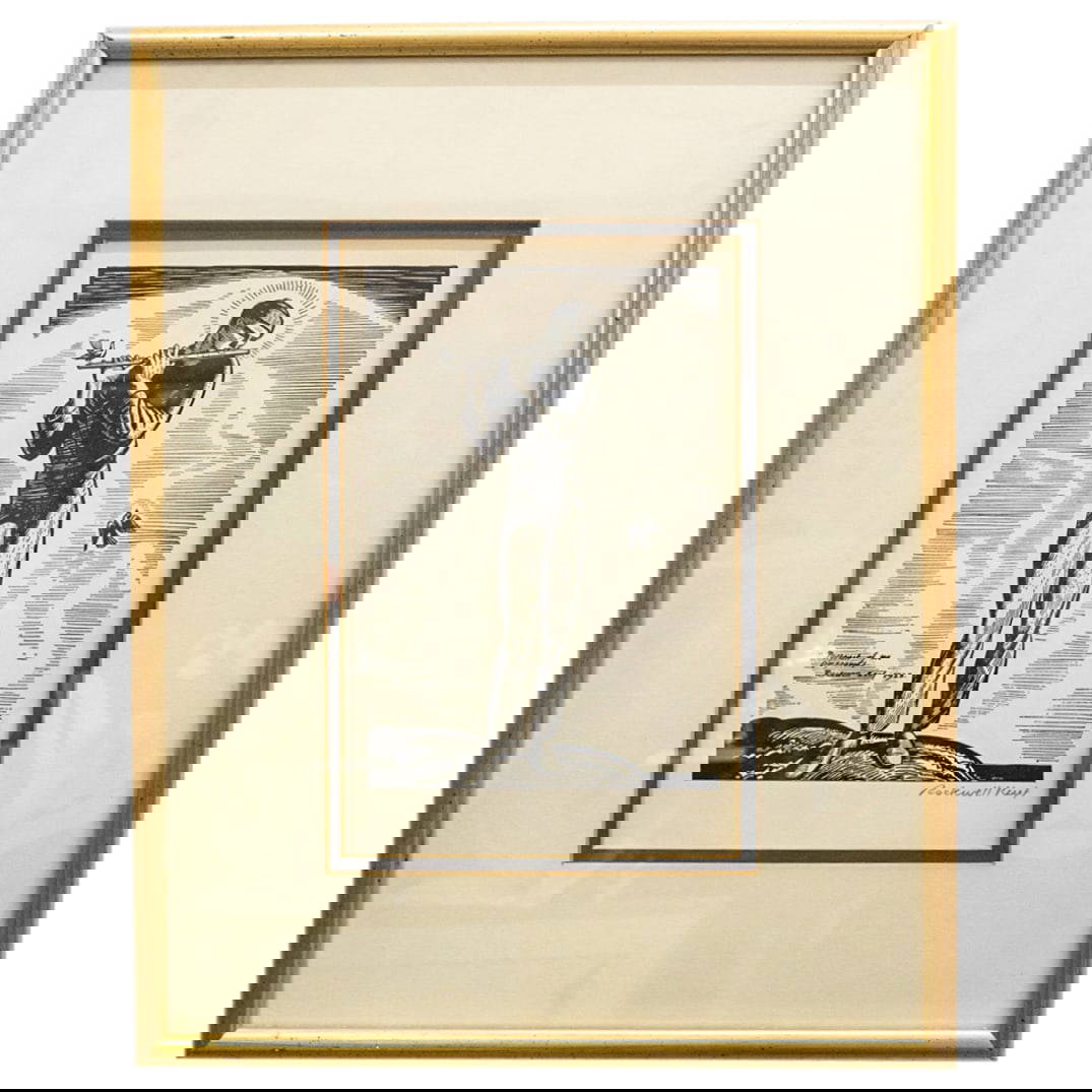 Rockwell Kent Woodcut for Sale at Auction