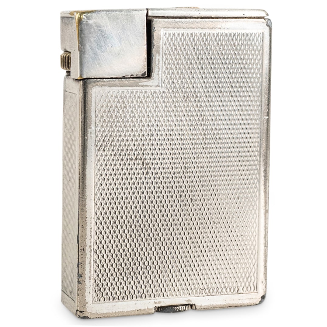 1930s Alfred Dunhill Silver Plated Lighter Auction