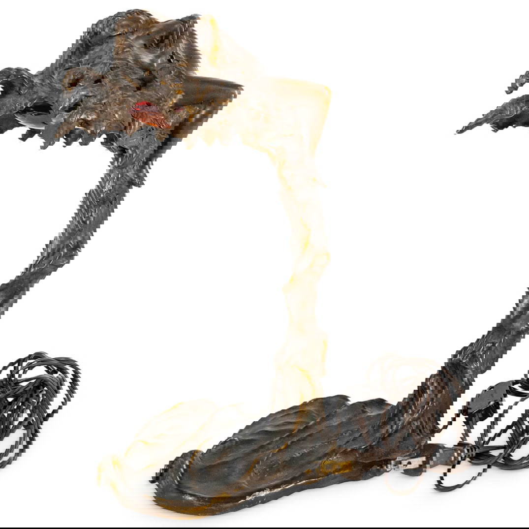 E. Thomasson Art Nouveau Figural Table Lamp Auction