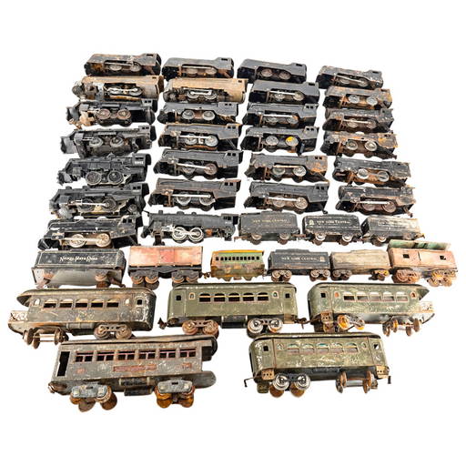 (42 Pc) Antique Lionel & Antique Electric Train Collection