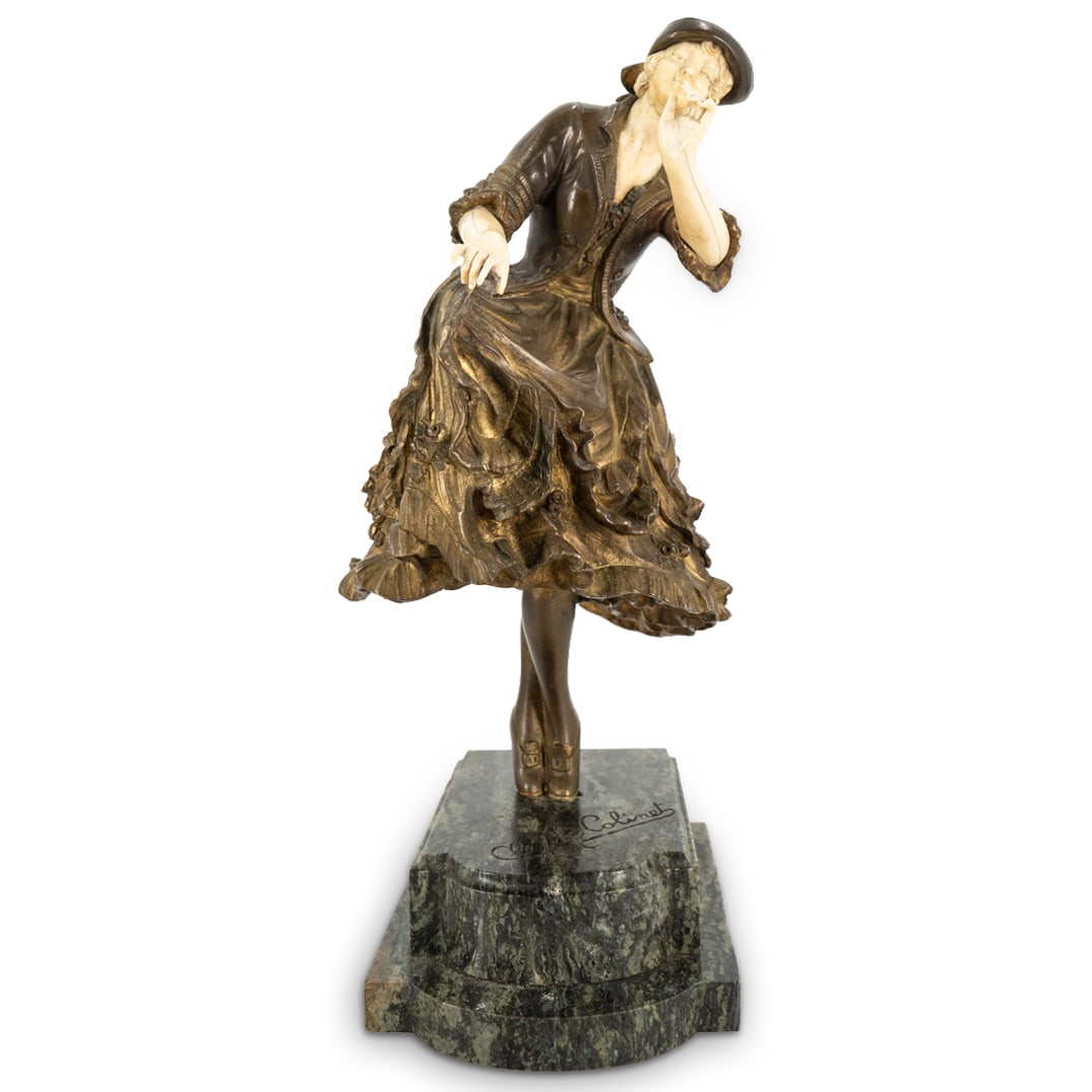 Claire Jeanne Colinet (french, 1880-1950) Bronze Auction