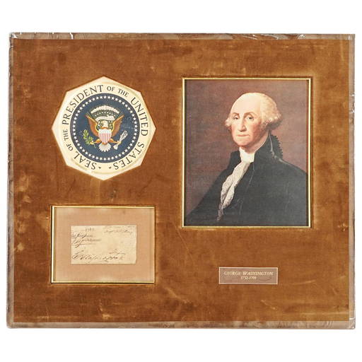 George Washington Autograph Signed Document Loa/jsa