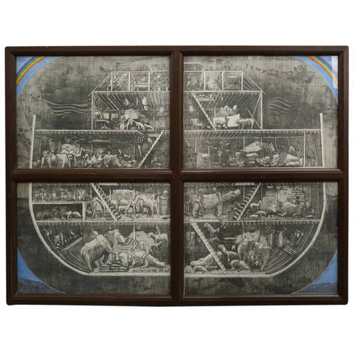 Arthur Geisert (american, Born 1941) "ark Interior Iii" Lithograph In Color