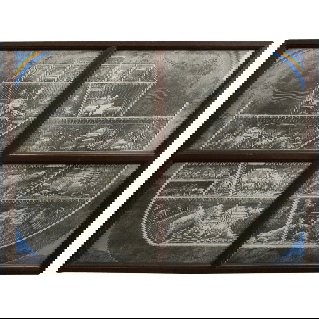 Arthur Geisert (american, Born 1941) "ark Interior Iii" Lithograph In ...