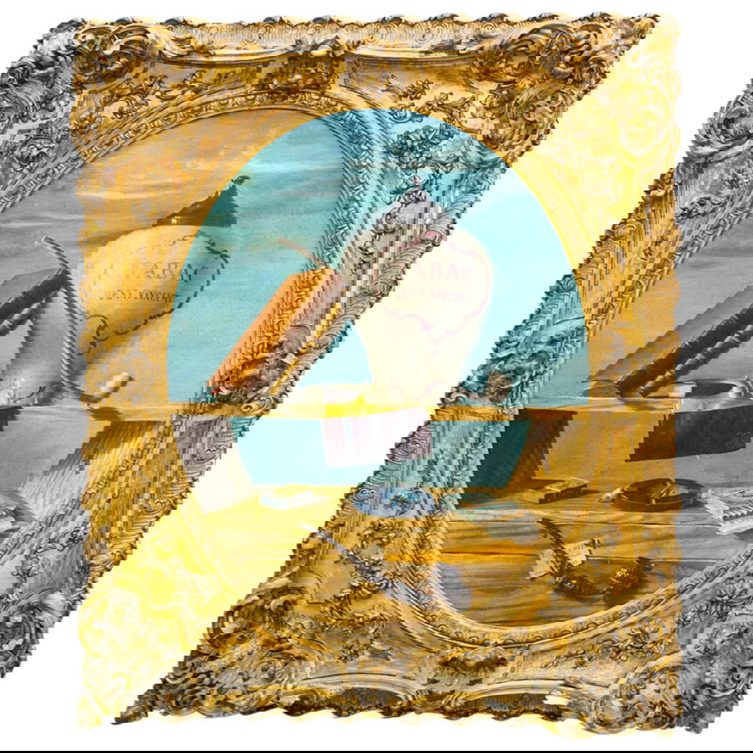 Martin Battersby (british 1914-1982) "tabac De St Vincent" Oil Painting ...