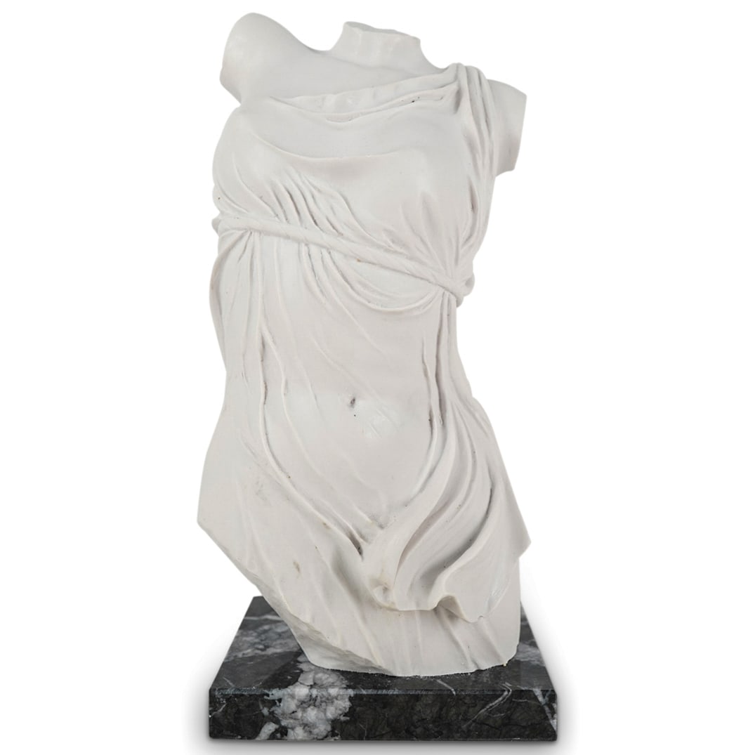Ennio Furiesi (italian, B. 1937) Greek Revival Torso Bust Sculpture Auction