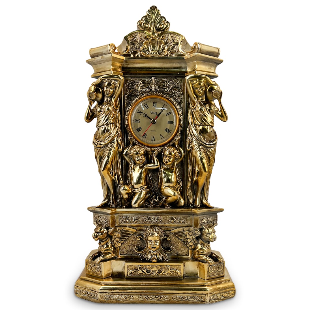Crosa Gilt Mantel Clock Auction