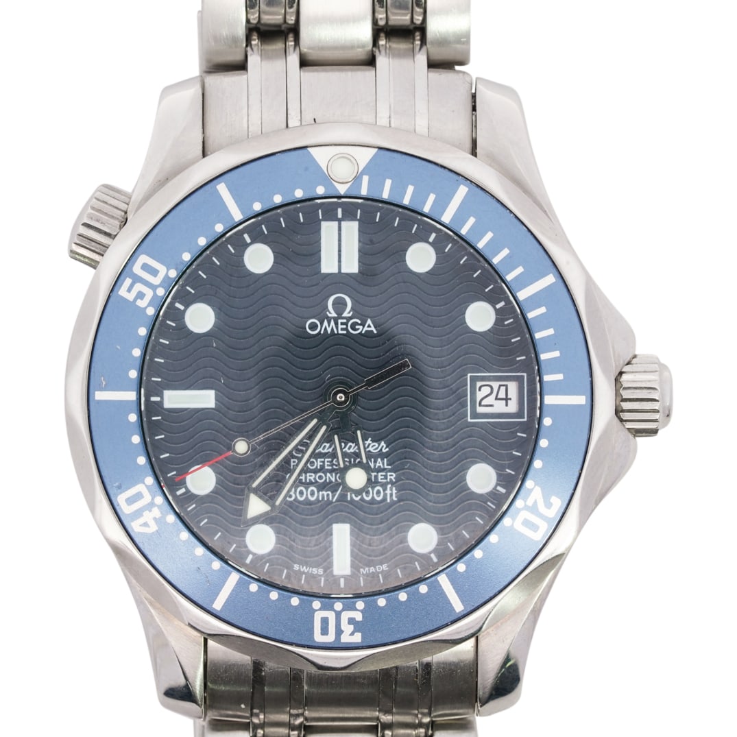 Omega Seamaster Diver Stainless Steel Watch Auction