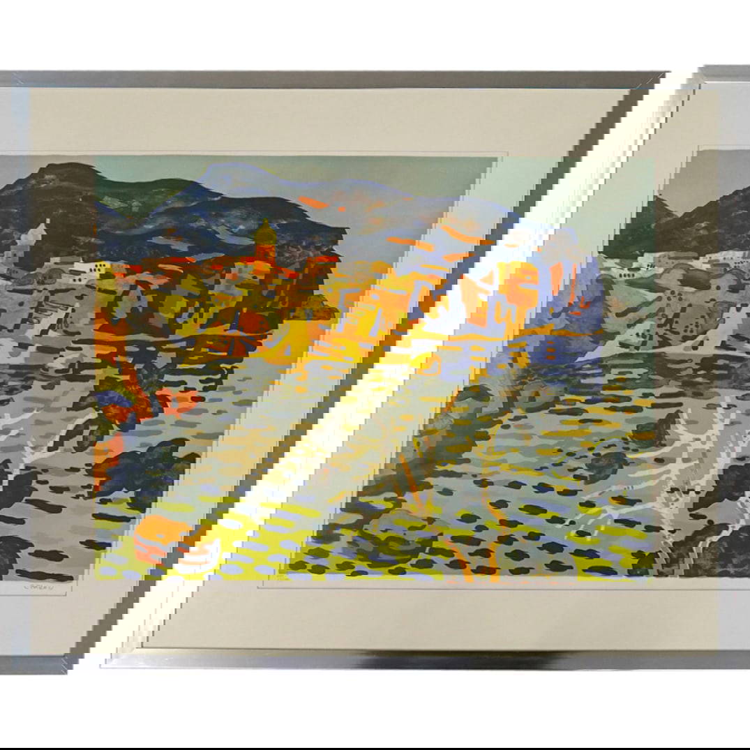 Guy Charon (french, B. 1927) Lithograph In Color Auction