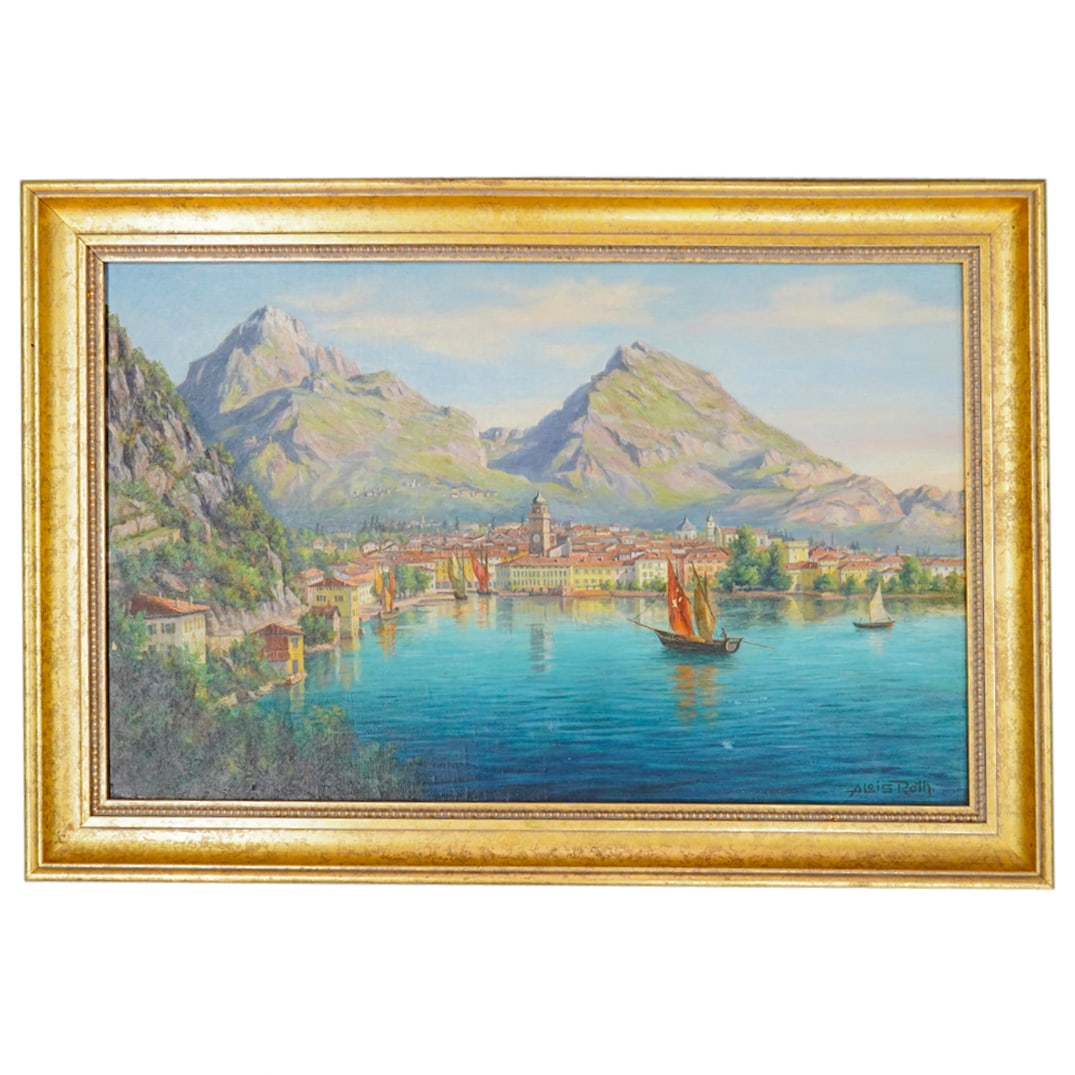 Alois Roth (1869-1930) Coastal Painting Auction