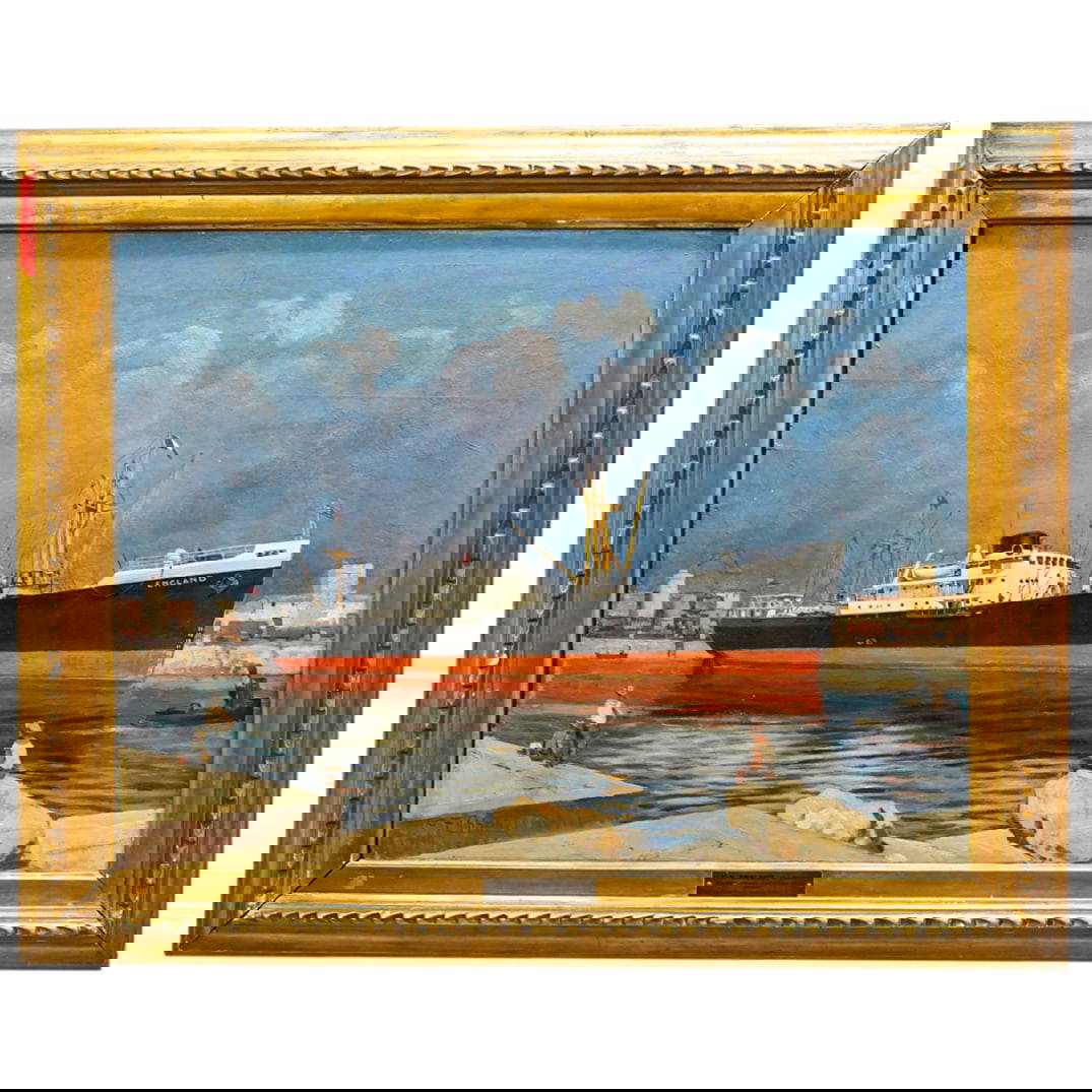 Cafiero Filippelli (italian, 1889–1973) Oil On Board Auction