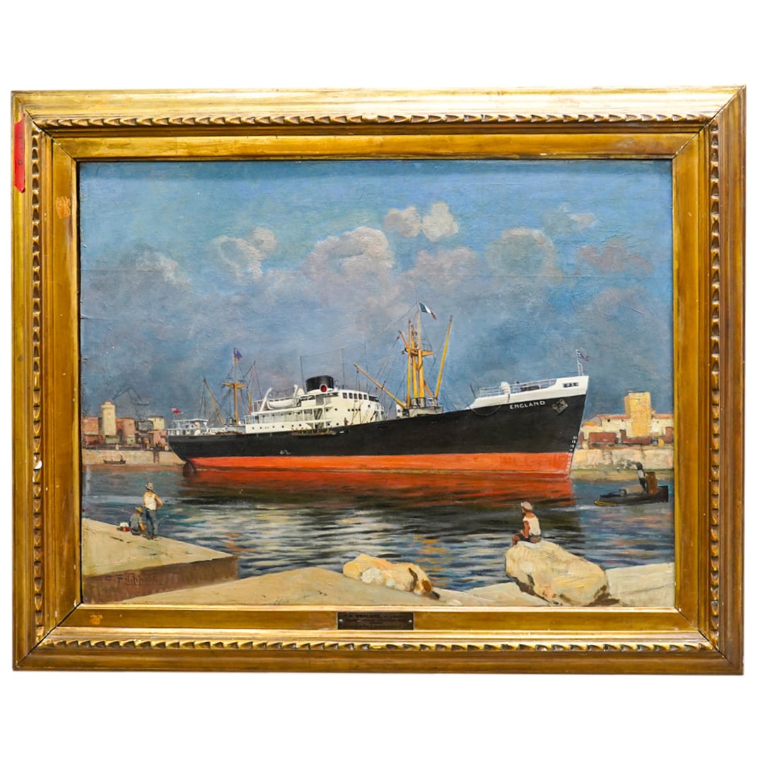 Cafiero Filippelli (italian, 1889–1973) Oil On Board Auction