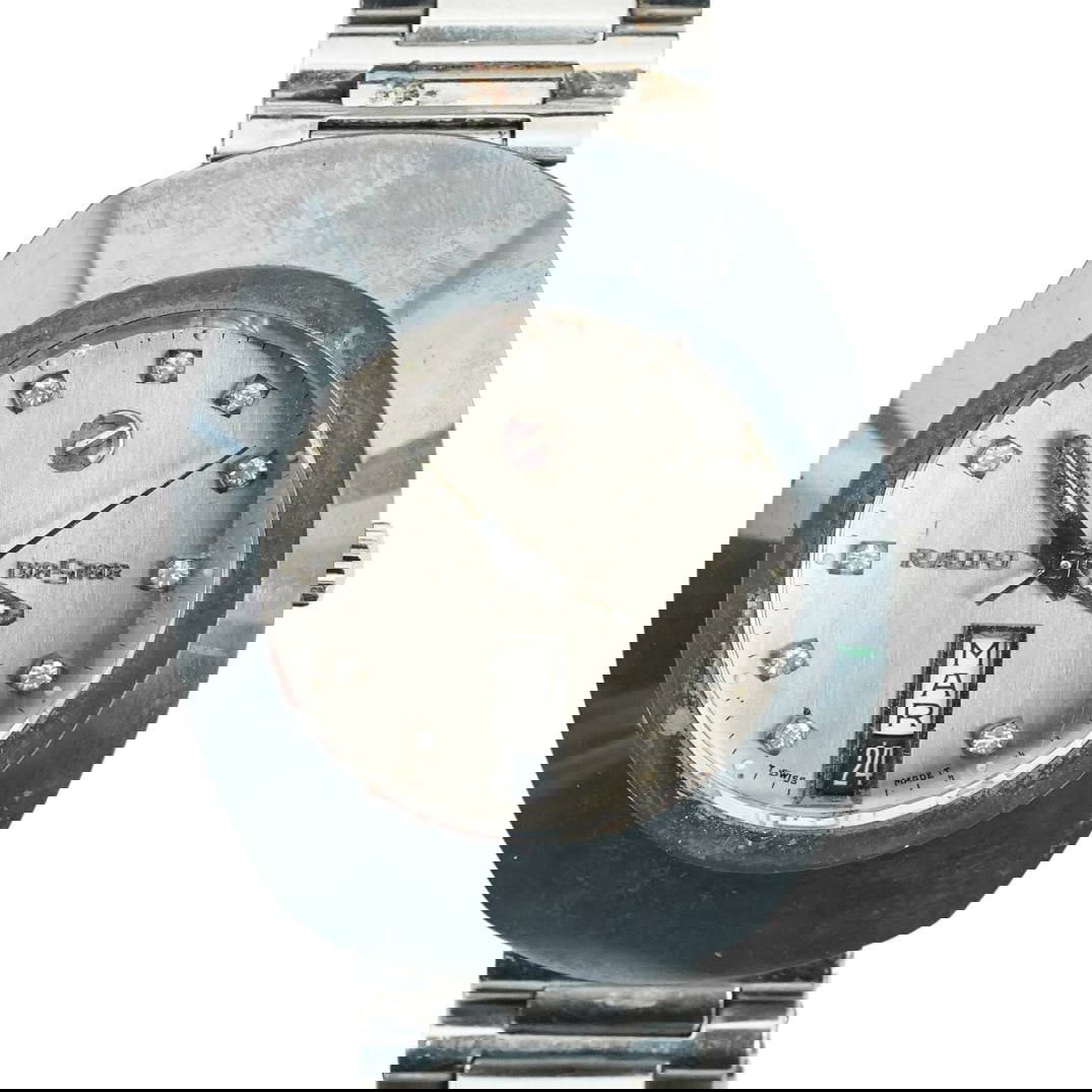 Rado Ss Diastar Day Date Stainless Watch Auction