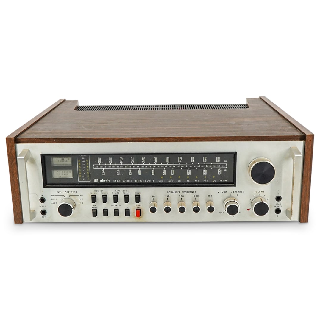 Vintage Mcintosh Mac 4100 Stereo Receiver Auction