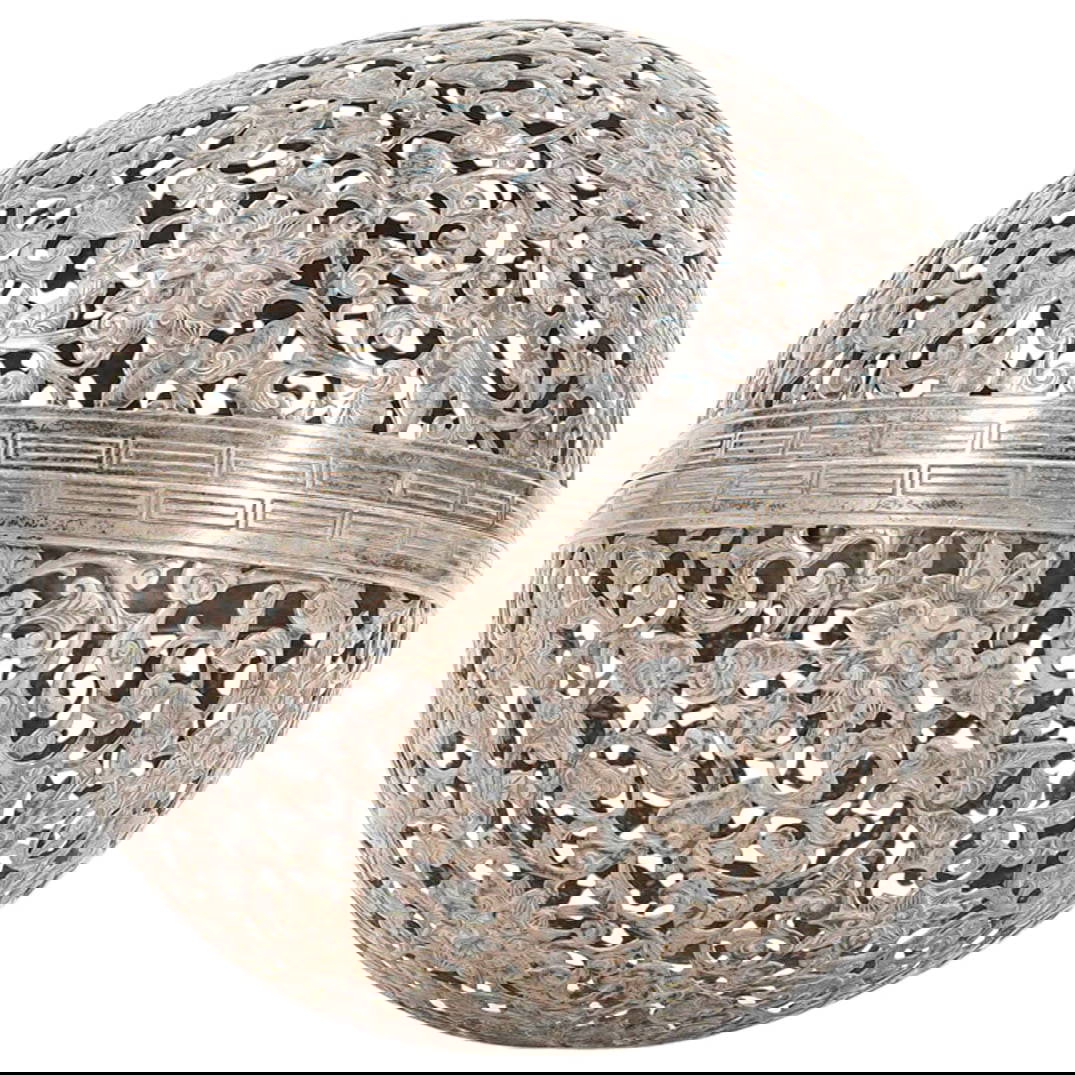 19th Cent. Japanese Silver Incense Ball Auction