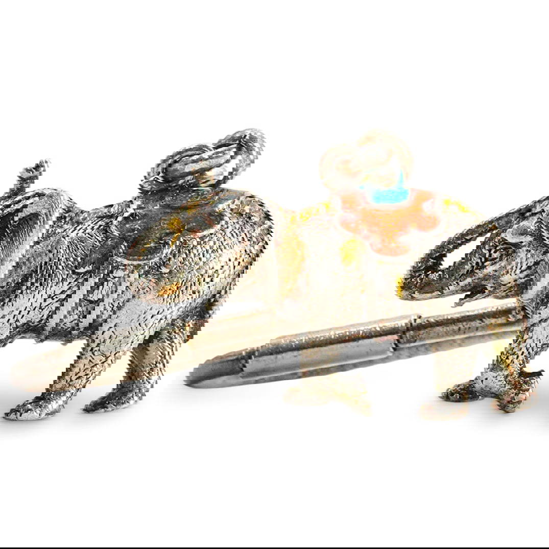 Gene Moore For Tiffany & Co Silver & Enamel Elephant Keychain Auction