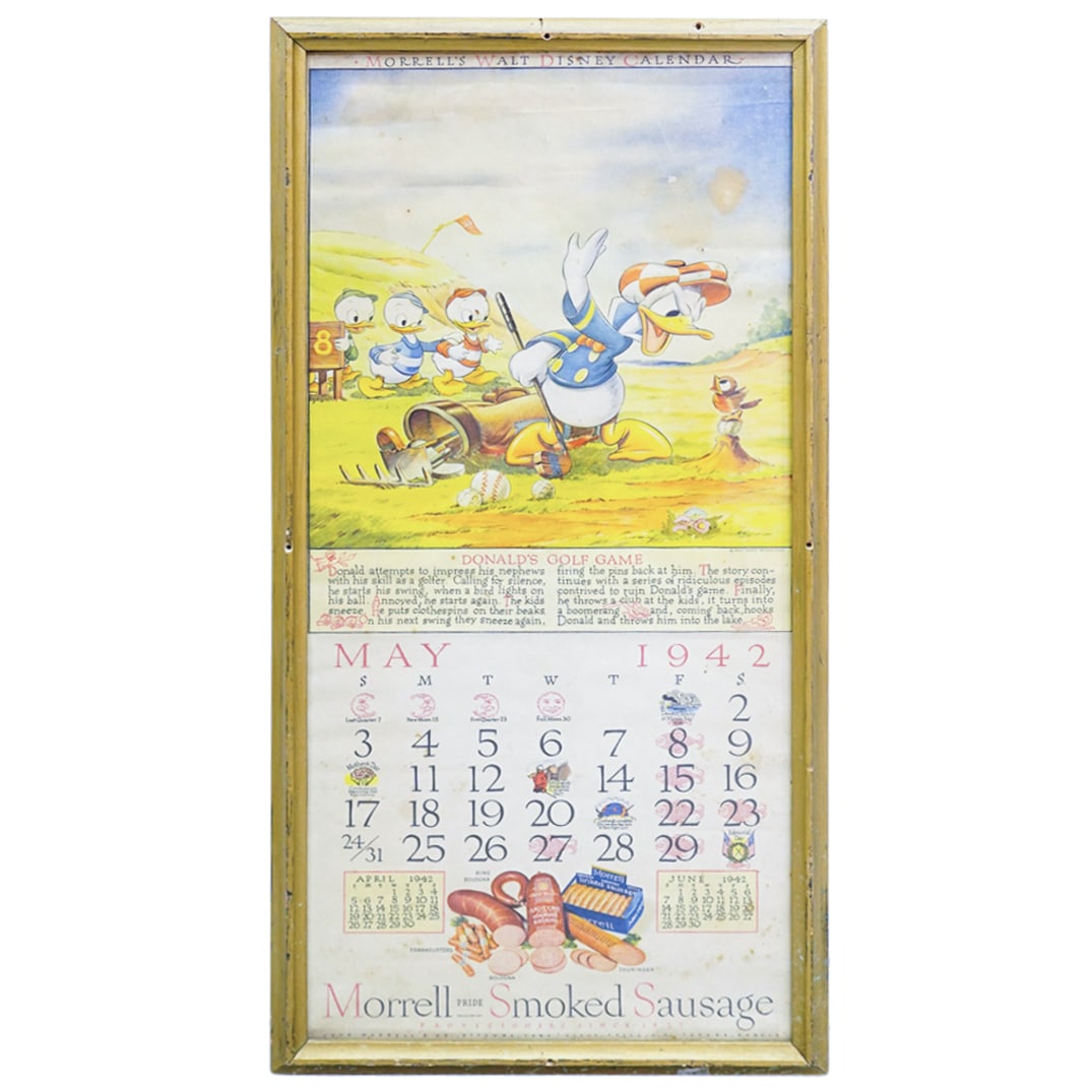 Morrell's Walt Disney 1942 Calendar.