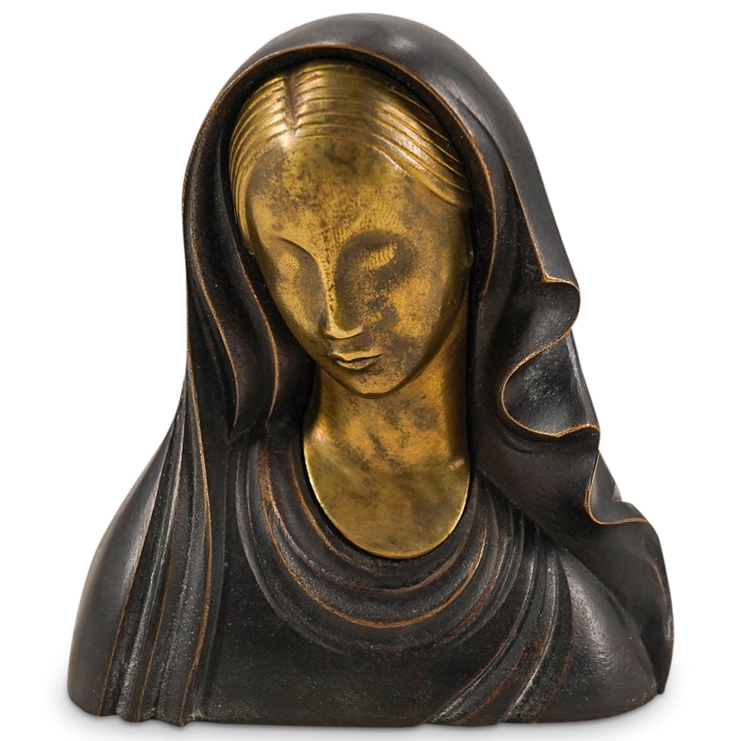 Karl Hagenauer (austrian: 1898–1956). A Gold Gilt Bronze Figure Of ...