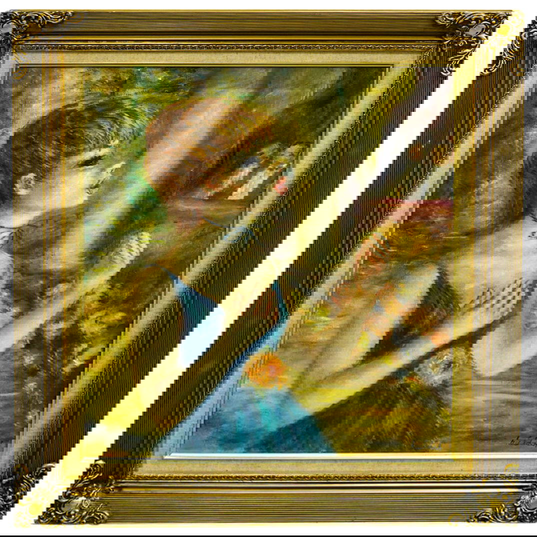 Cherry Jeffe Huldah (american, 1901-2001) Oil On Canvas Auction