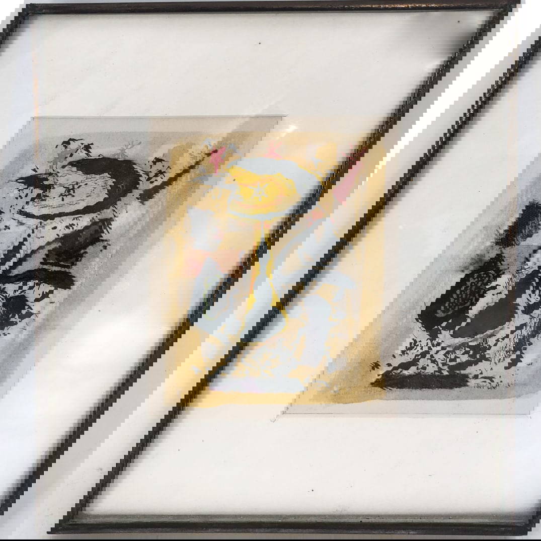 Eve Peri (american, 1897-1966) Mixed Media Painting Auction