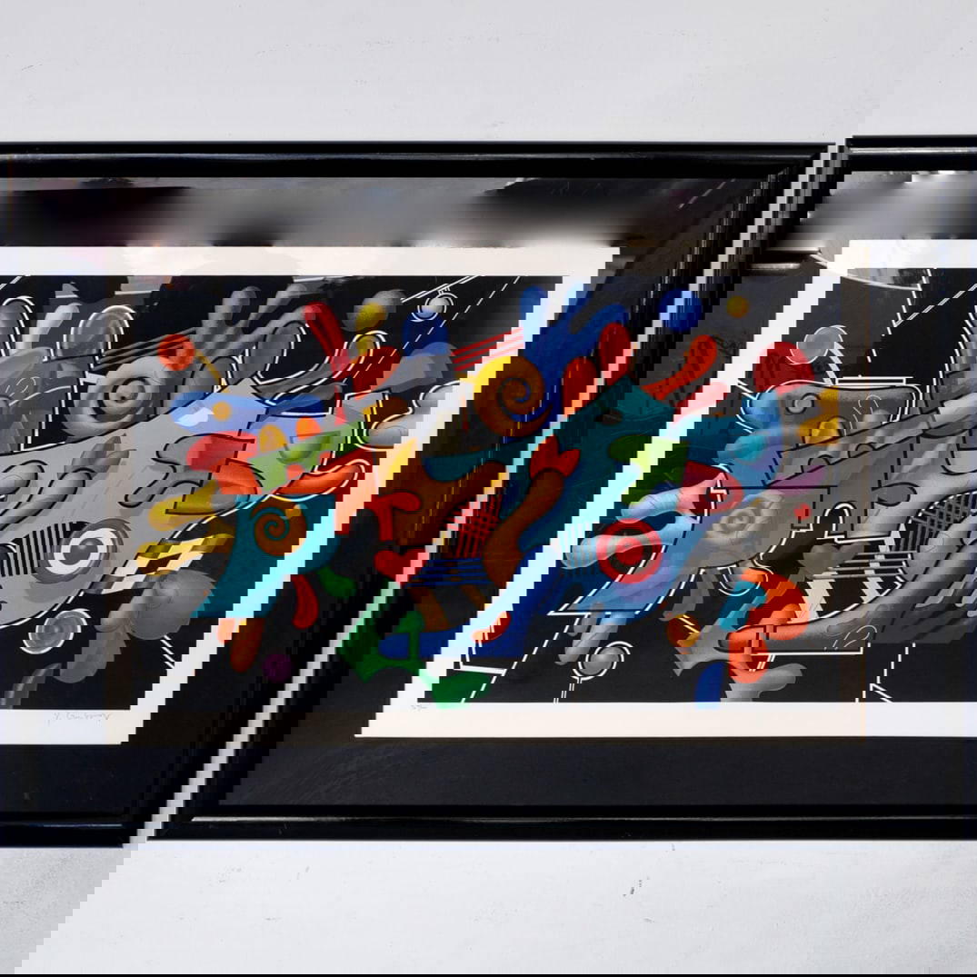 Yankel Ginzburg (russian, B. 1945) Color Serigraph Auction