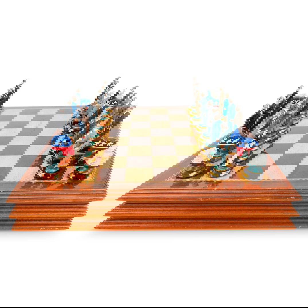 Vintage American Presidents Chess Set Auction