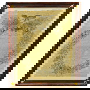 Rare William Woodruff Engraving, 1819