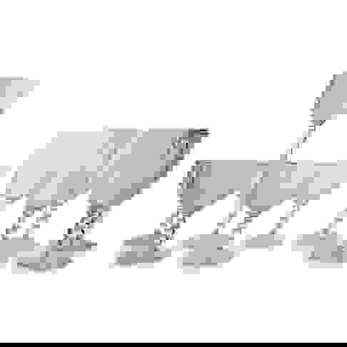 (11 Pc) Glass Stemware Set Auction