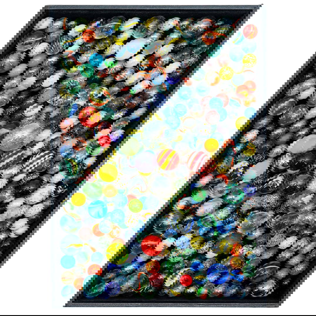 Antique Glass Marble Collection Auction