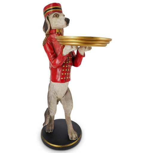 Bombay Company "dudley The Bellhop Dog" Statue
